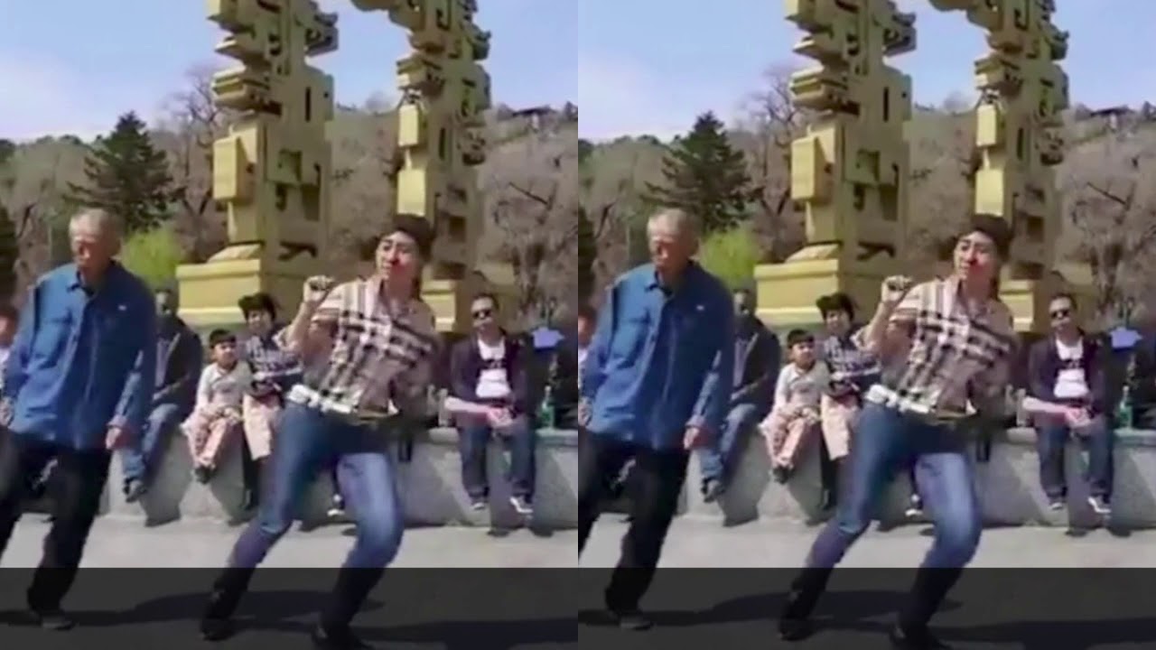 Dancing with grandpa - YouTube