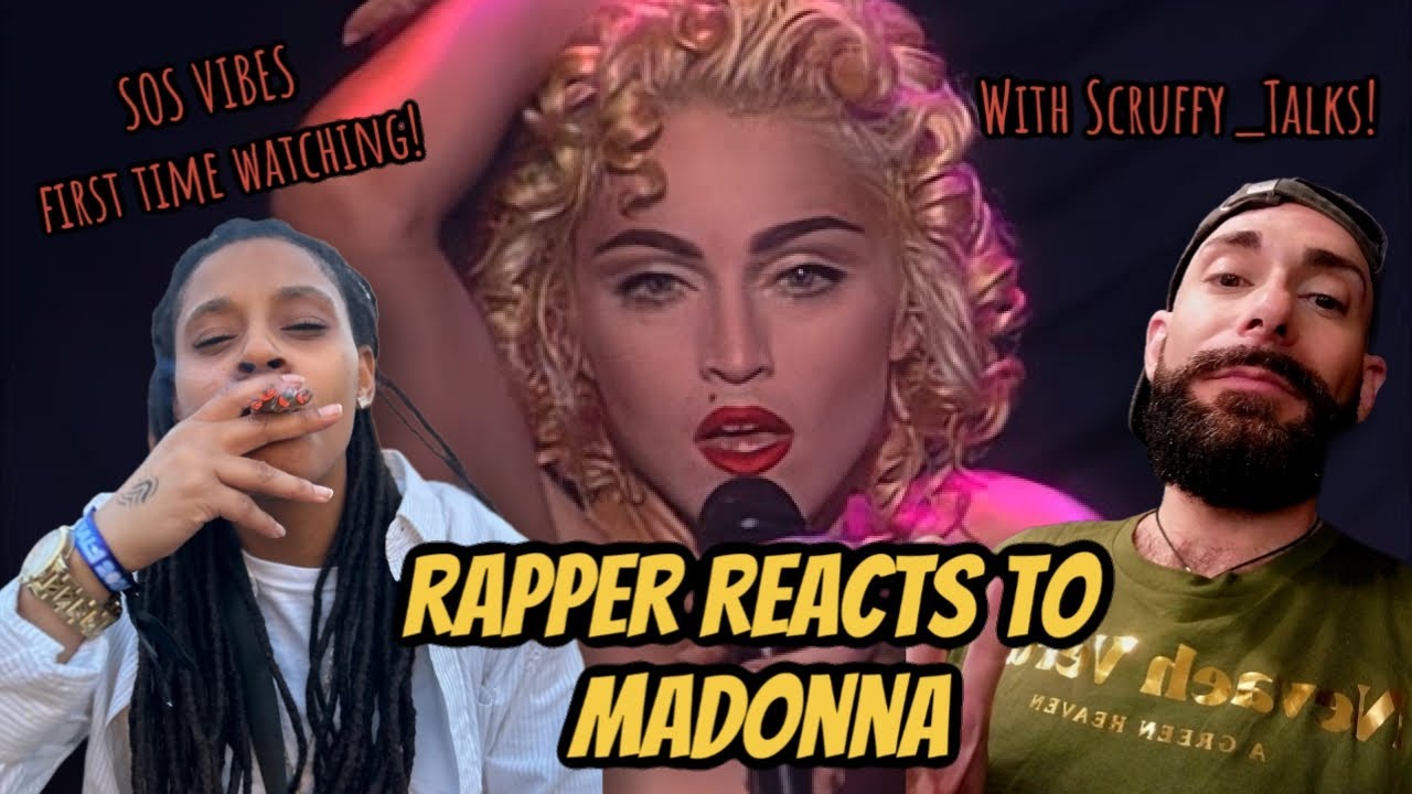 Rapper reacts to Madonna live 1990 Like a Virgin/Like a Prayer for the ...
