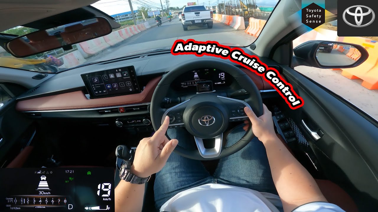 Adaptive Cruise Control มีให้มาก็ลองซะเลย New Yaris ATIV | Wongautocar - YouTube