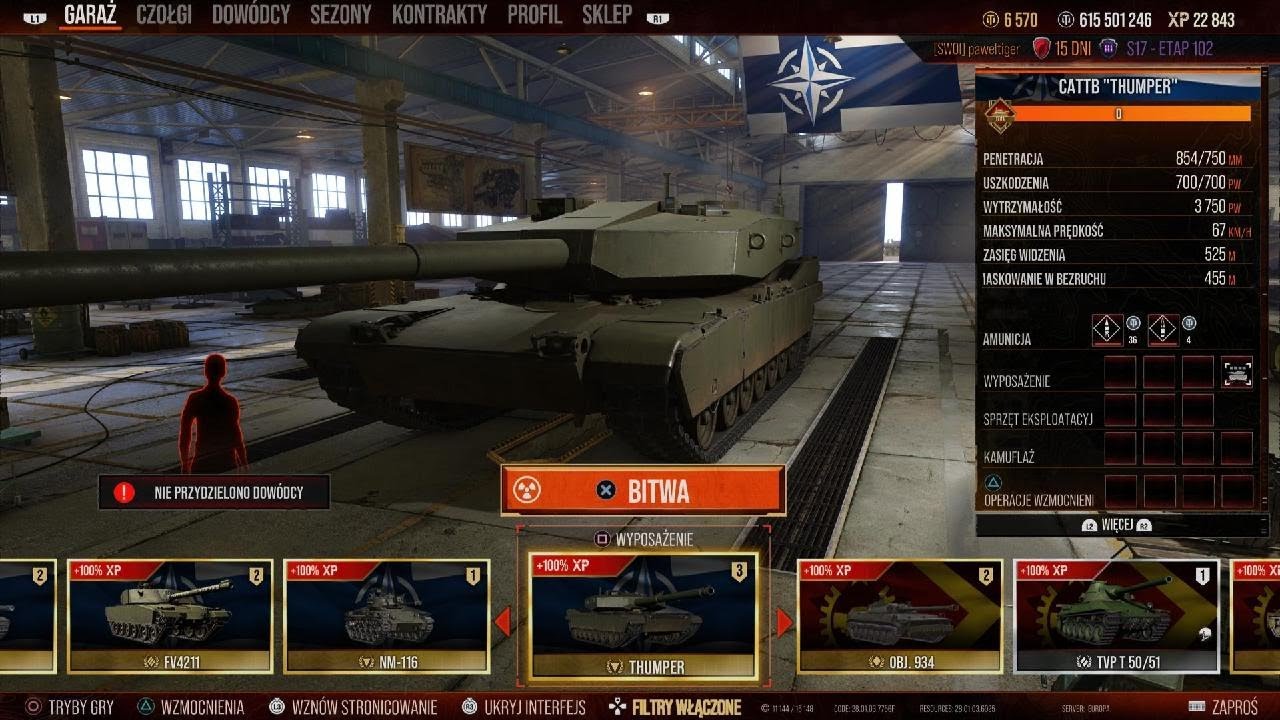 World of Tanks (PS5) Zimna Wojna : Mój Nowy Pojazd🍊3 Era : CATTB ...