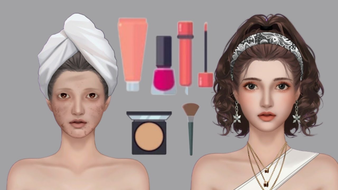 Makeup Animation Collection| Women Regular Makeup, Homeless, Squid game ...