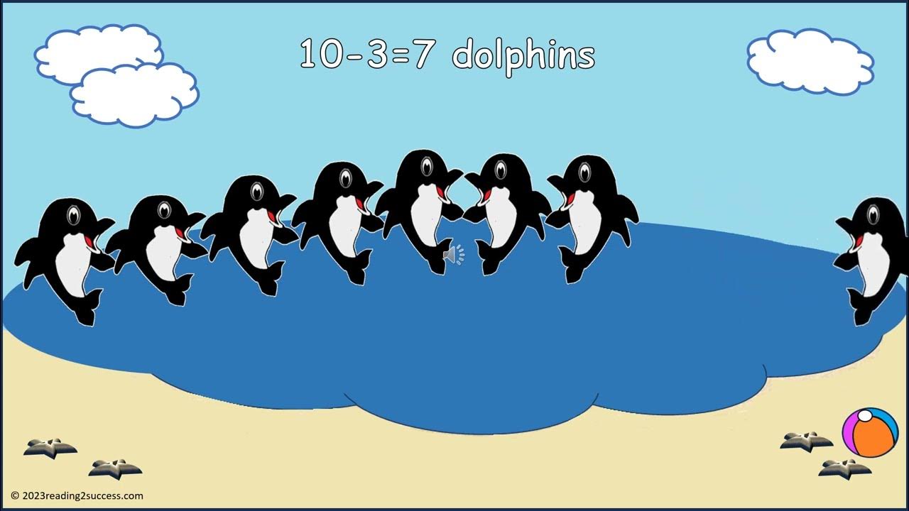 Dolphin Subtraction for Kids #subtraction - YouTube