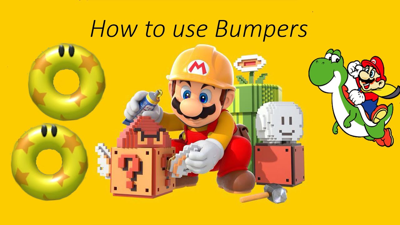 Mario Maker Quick Tips - How to use Bumpers - YouTube