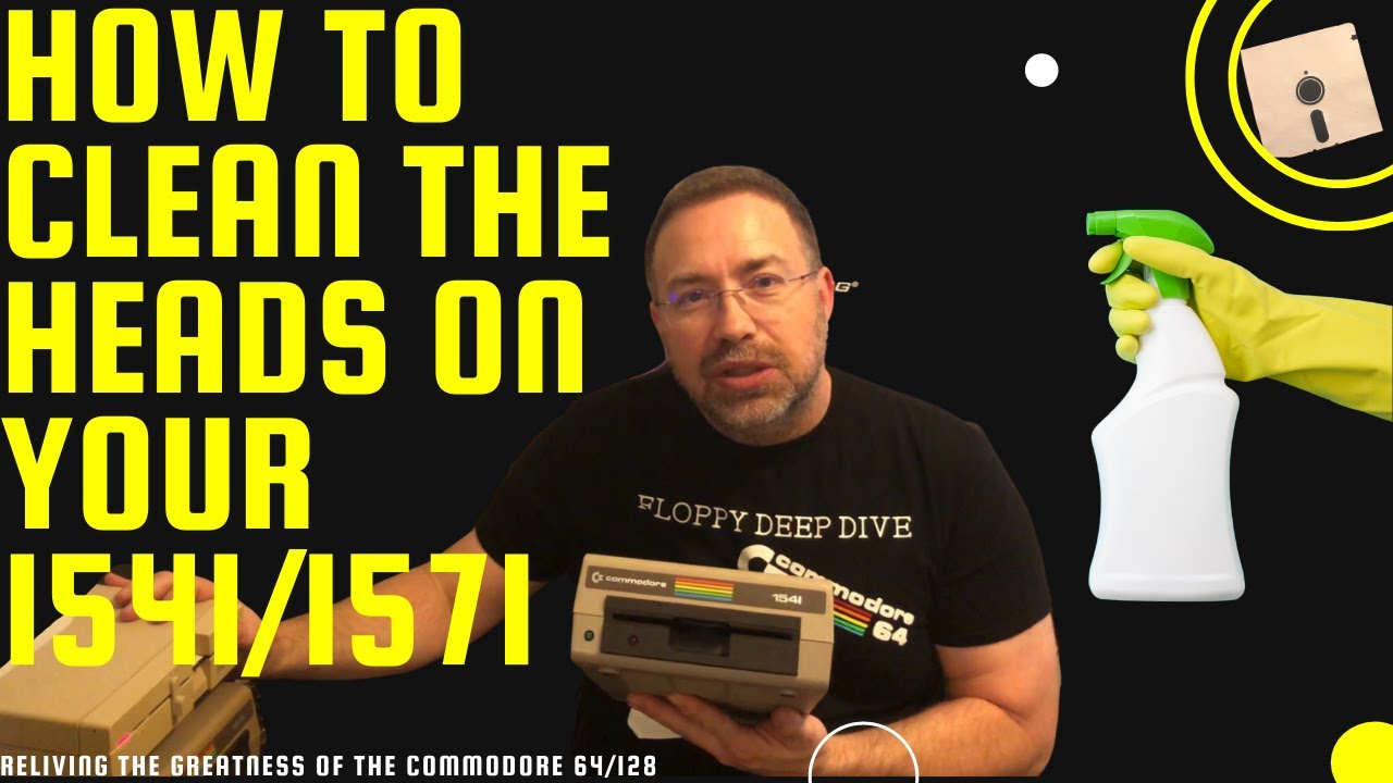 Commodore 64 Disk Drive Repair: Easy Head Cleaning for 1541 & 1571 ...