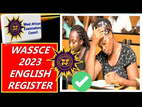 WASSCE 2023 QUESTIONS ON ENGLISH REGISTER (NUMBERED GAPS) - YouTube