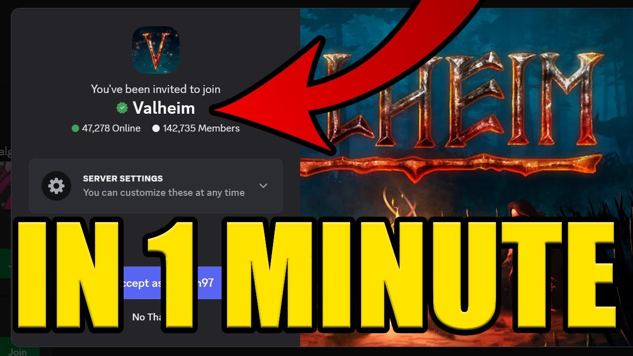 HOW to JOIN VALHEIM DISCORD SERVER PC & MOBILE - YouTube