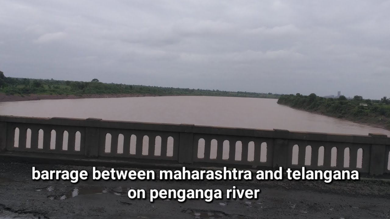 barrage between telangana and Maharashtra on penganga river explained # ...