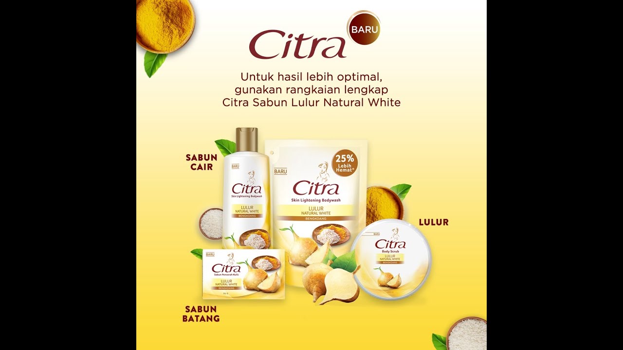 Citra Sabun Mandi Cair Bengkoang Natural Glow 400Ml -Sabun White, Sabun ...