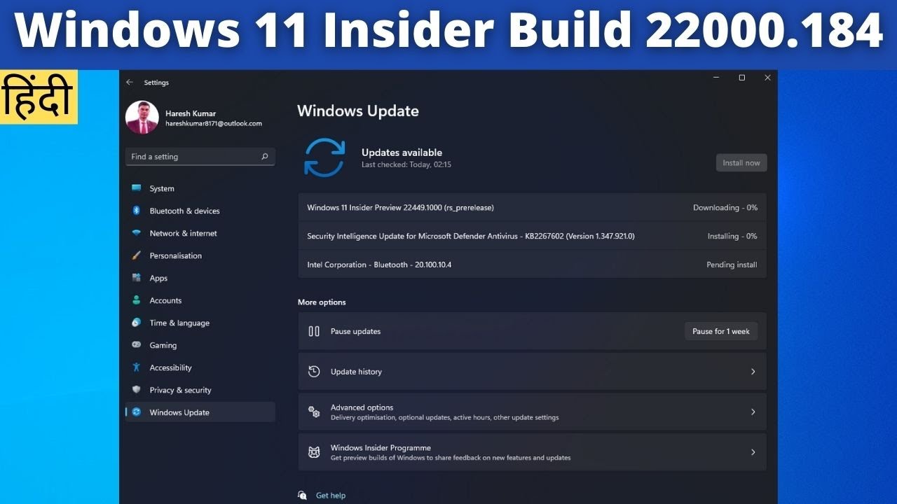 Windows 11 Insider Preview Build 22000.184 With fixes for Beta Channel ...