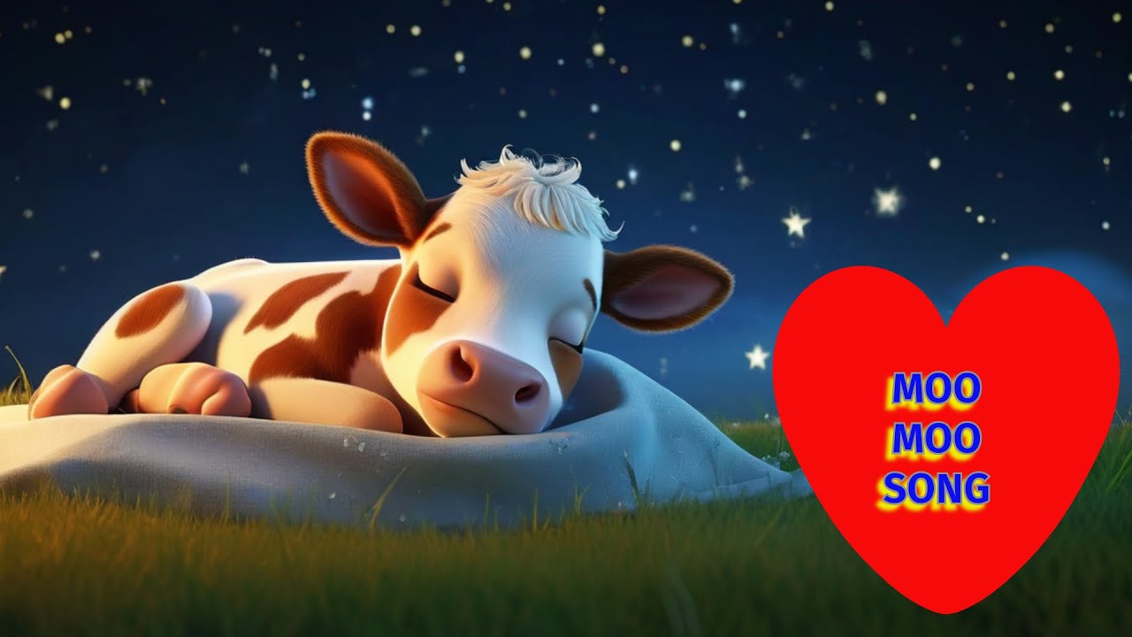 Animated Moo Moo Song #trending #childrenssong #nurseryrhyme # ...
