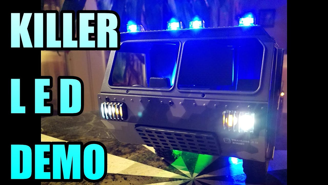 Eachines EAT01 (Fayee FY004A) 6WD Crawler with super clean LED SETUP ...