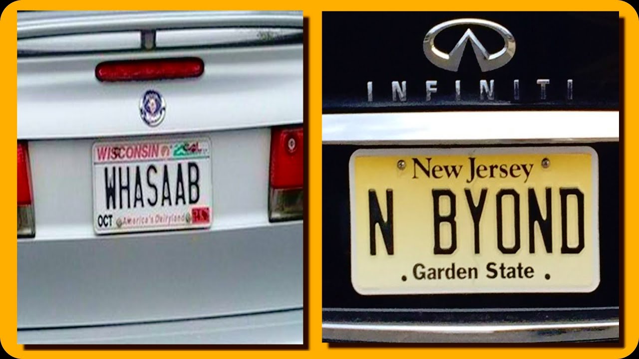 30 Of The Best License Plates That People Have Spotted On Cars - YouTube