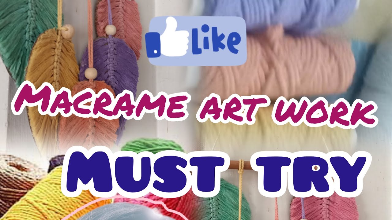 Macrame art #macrame #diy #macramewallhanging #diyideas #craft #art ...