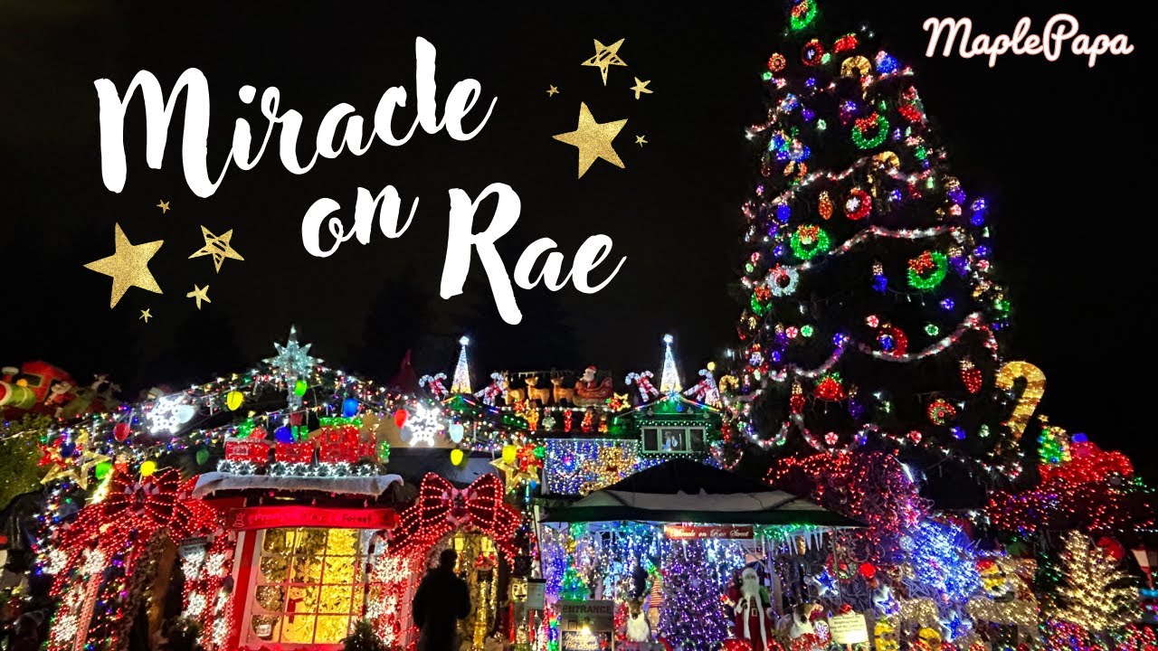 Miracle on Rae | The Hidden Gem Christmas Home Light Display - YouTube