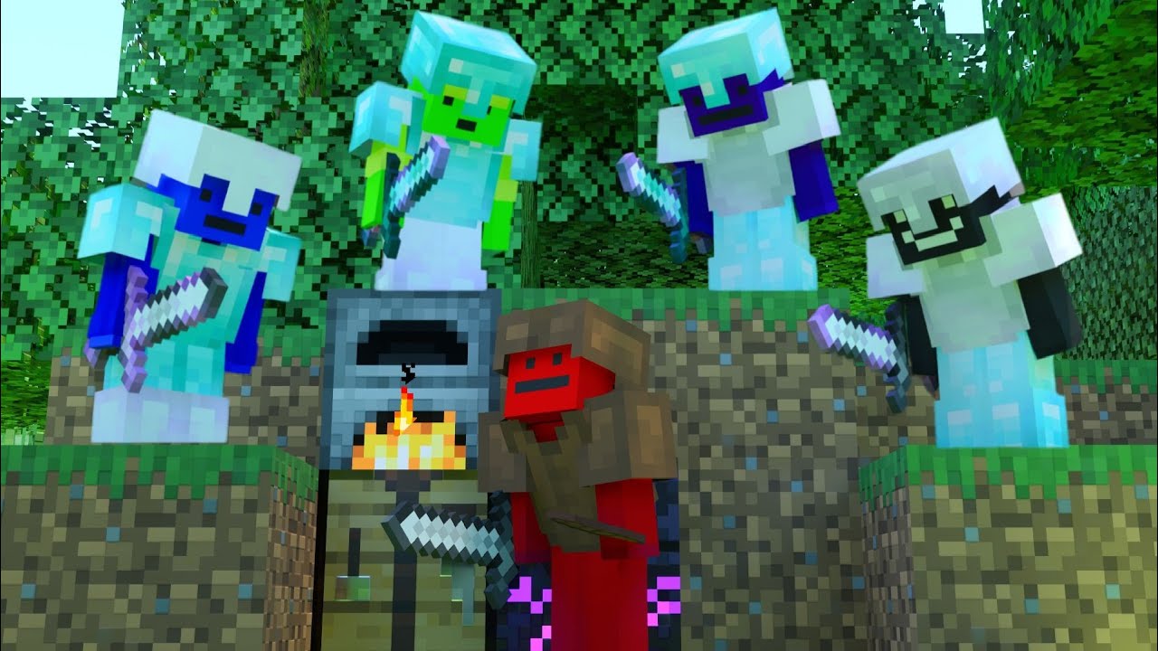 Minecraft manhunt 4 hunters Rematch (Bedrock edition) - YouTube