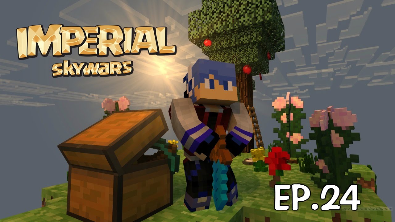 【Minecraft】SkyWars~Ep.24 練習空疊 - YouTube