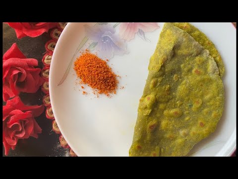 Quick and healthy palaka paratha recipe - YouTube