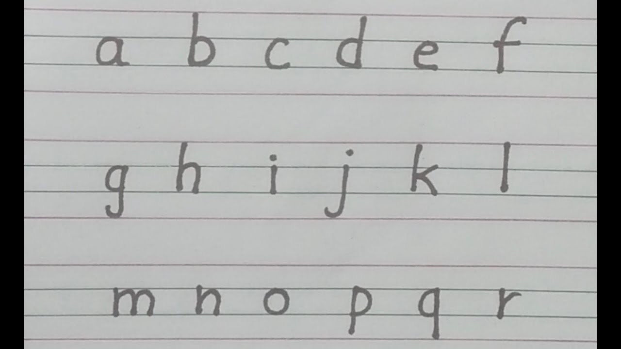 small letter abcd/abcd small letters writing/small letters kaise likhe ...