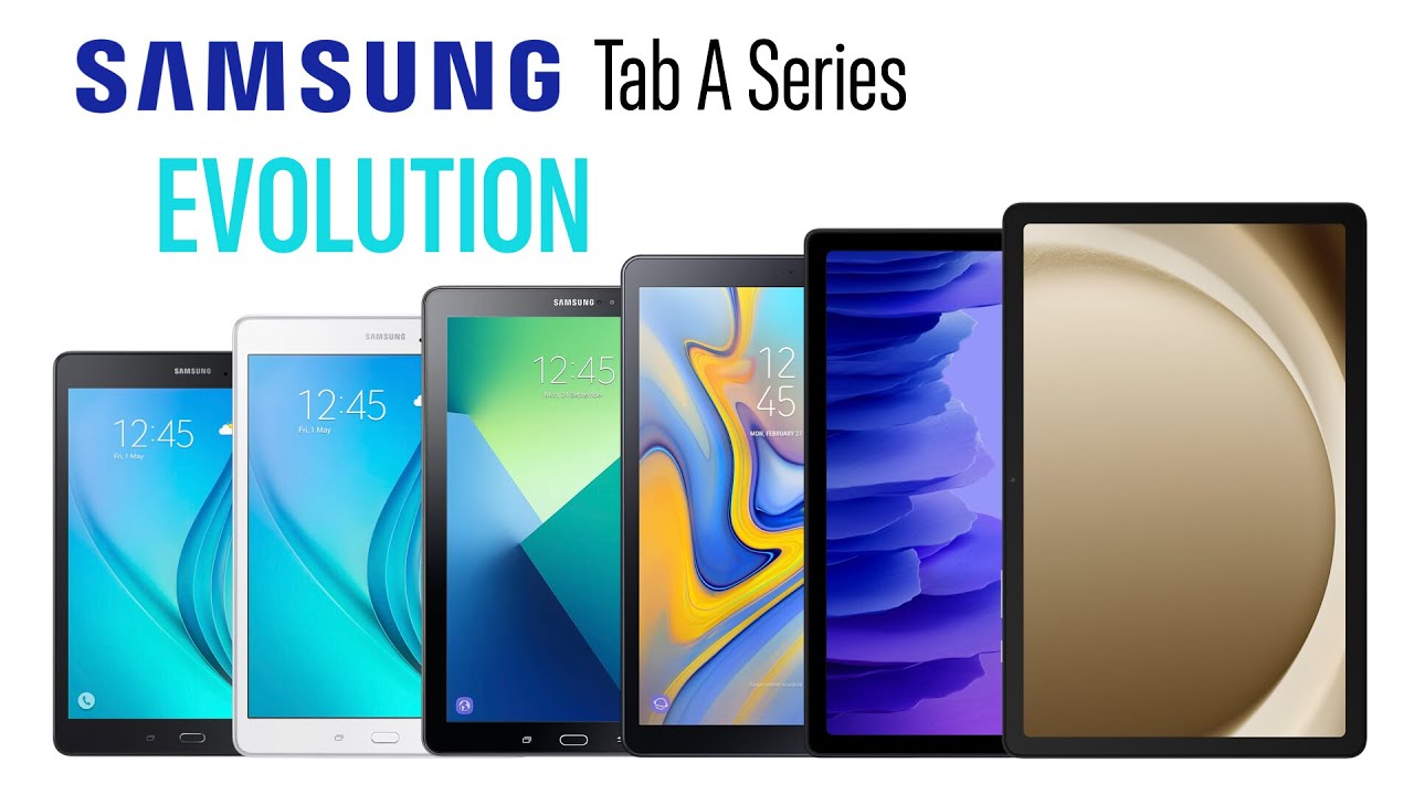 Evolution of the SAMSUNG Galaxy Tab A Series - YouTube