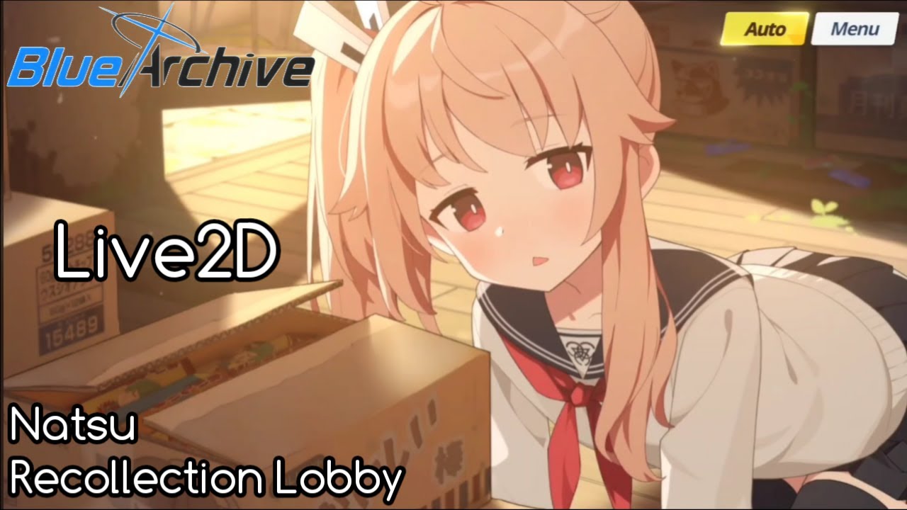 Natsu Recollection Lobby (Live2D) | Blue Archive (EN) - YouTube