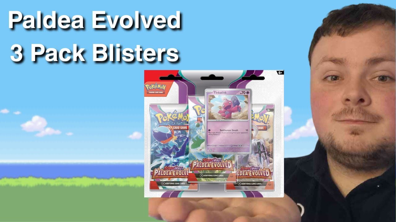 Pokemon Paldea Evolved 3 Packs Blisters Opening! - YouTube
