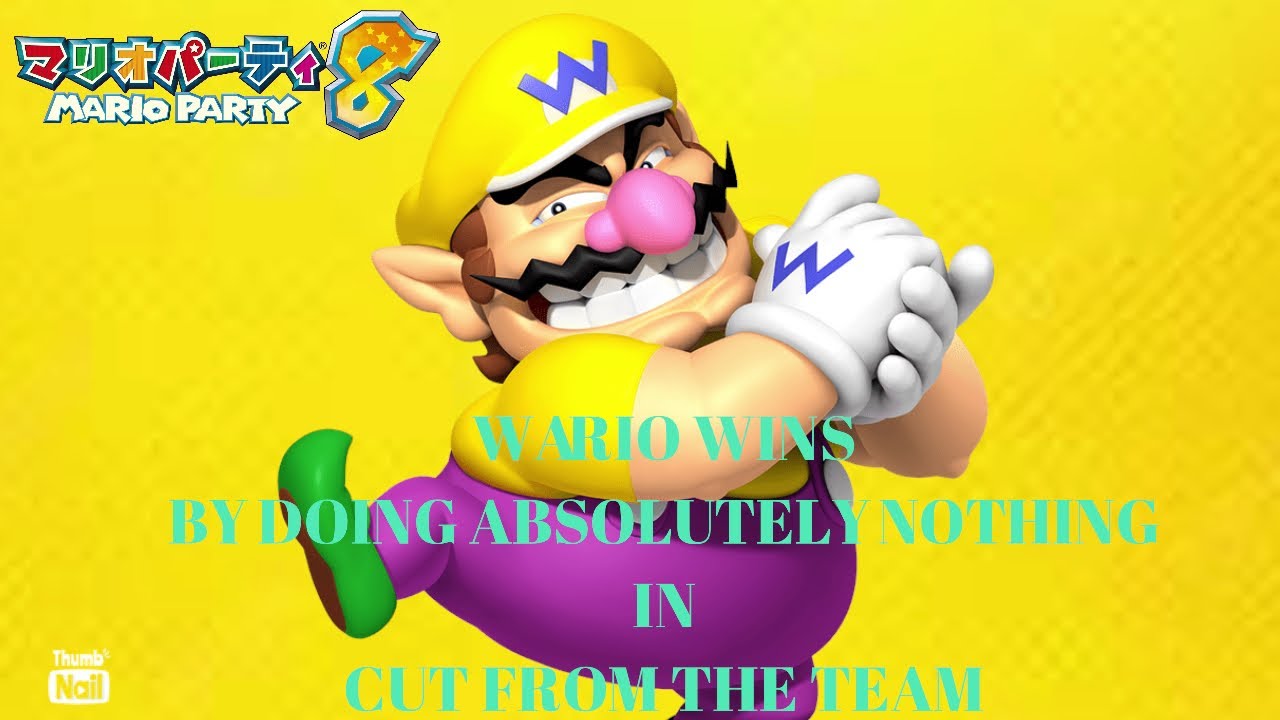 Mario Party 8 - Wario wins by doing ABSOLUTELY NOTHING in Cut from the ...