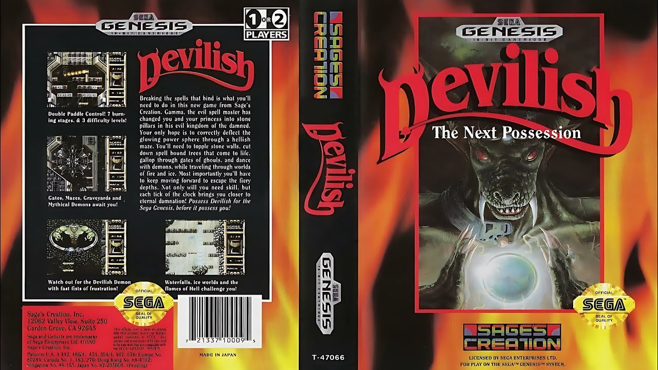 [𝐓𝐢𝐭𝐥𝐞 𝐒𝐜𝐫𝐞𝐞𝐧 𝐔𝐒 𝐕𝐞𝐫𝐬𝐢𝐨𝐧] Devilish: The Next Possession (SEGA Genesis/Mega Drive Music) ⭐ - YouTube