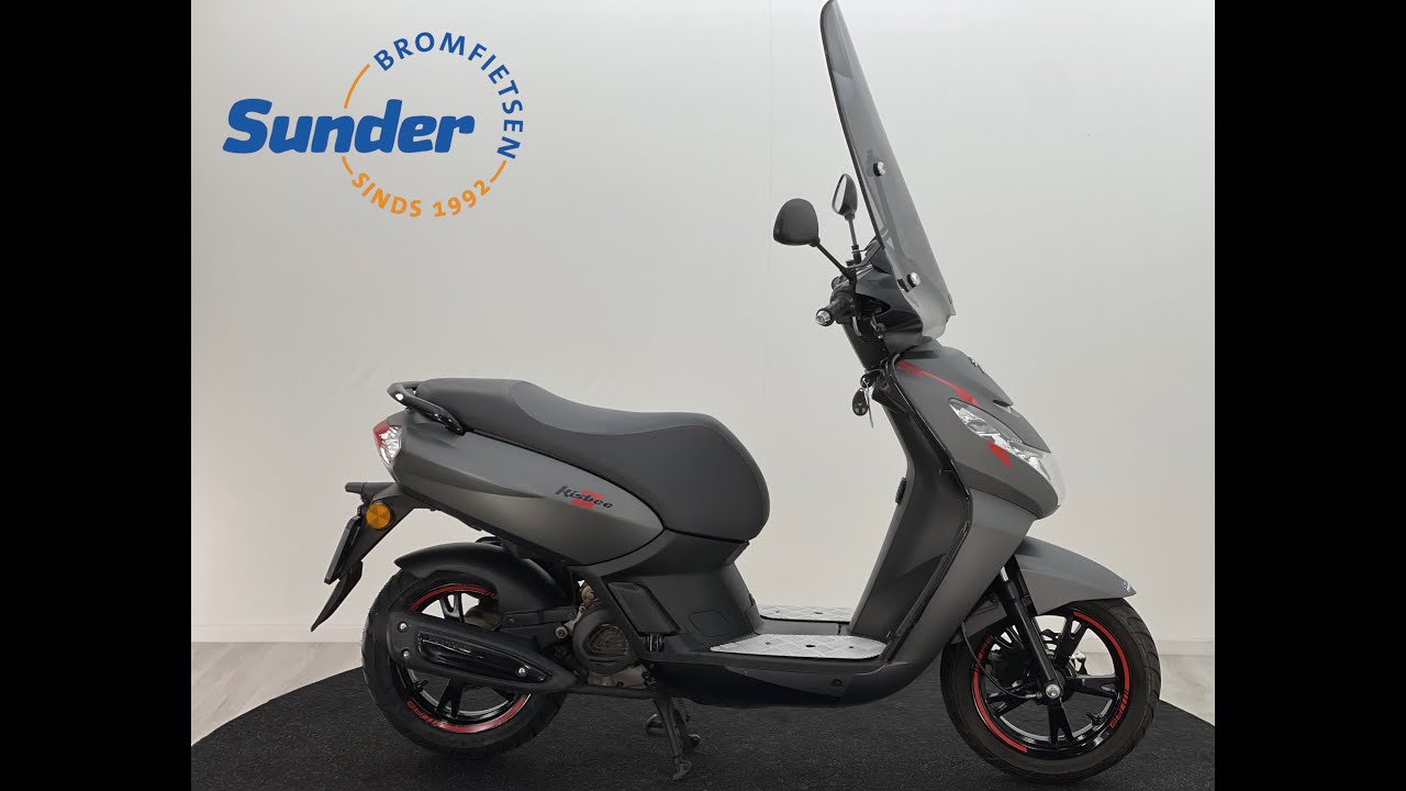 Peugeot Kisbee RS 25km Matt Grey bj: 2019 8000 km tweedehands scooter ...