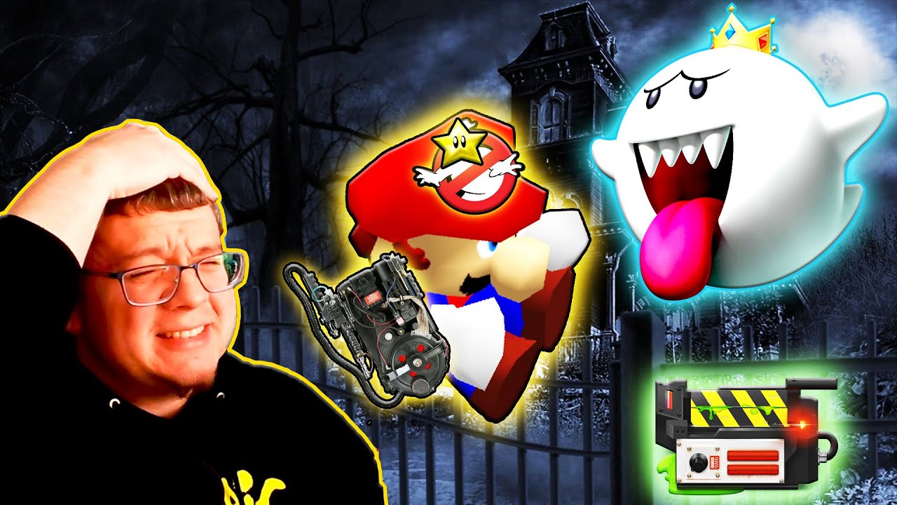 Super Mario 64 but I am the newest Ghostbuster - YouTube