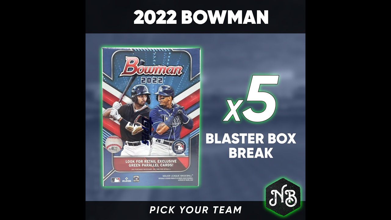 2022 Bowman 5x Blaster Box Break | Break #5 | Nov 8, 2022 - YouTube