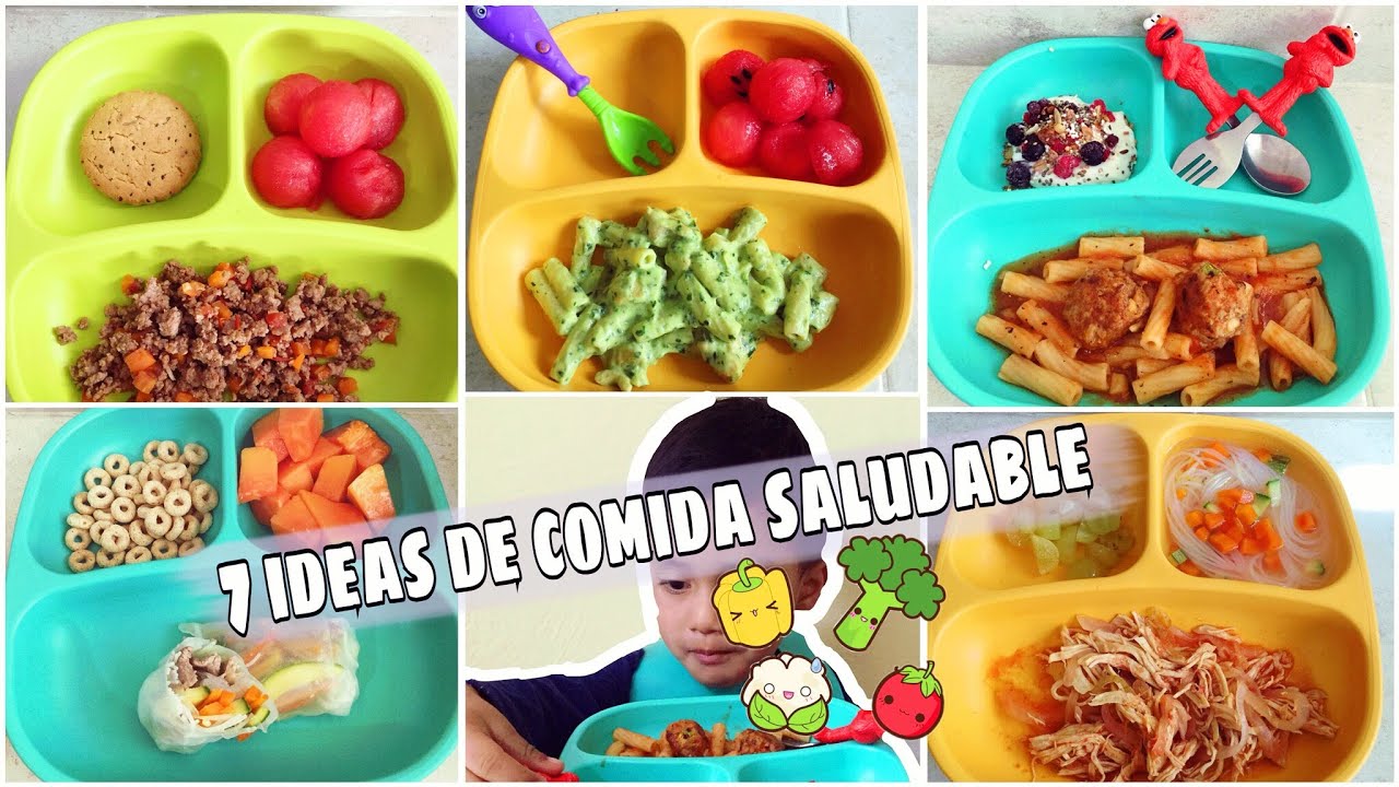 7 COMIDAS PARA NIÑO - TODDLER FÁCILES Y SALUDABLES | COMIDAS PARA NIÑOS ...