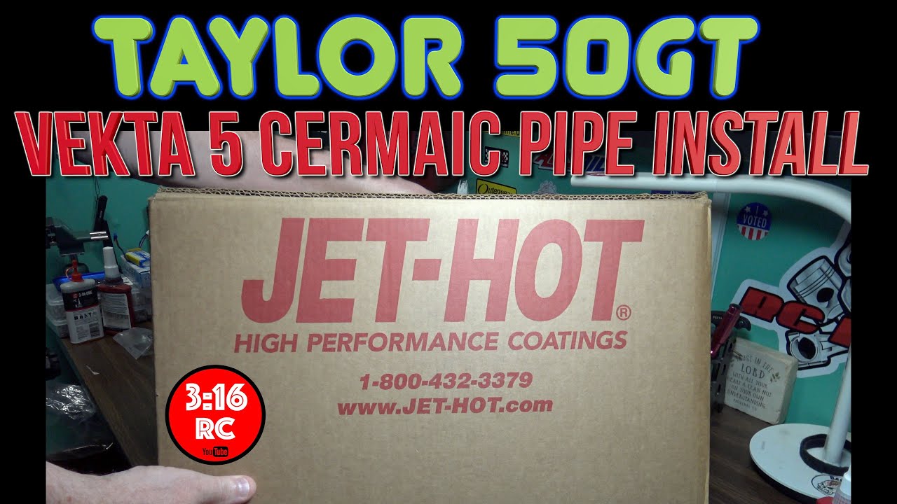 Vekta 5 "Jet Hot" Ceramic Coated Pipe Install - Taylor 50GT - YouTube