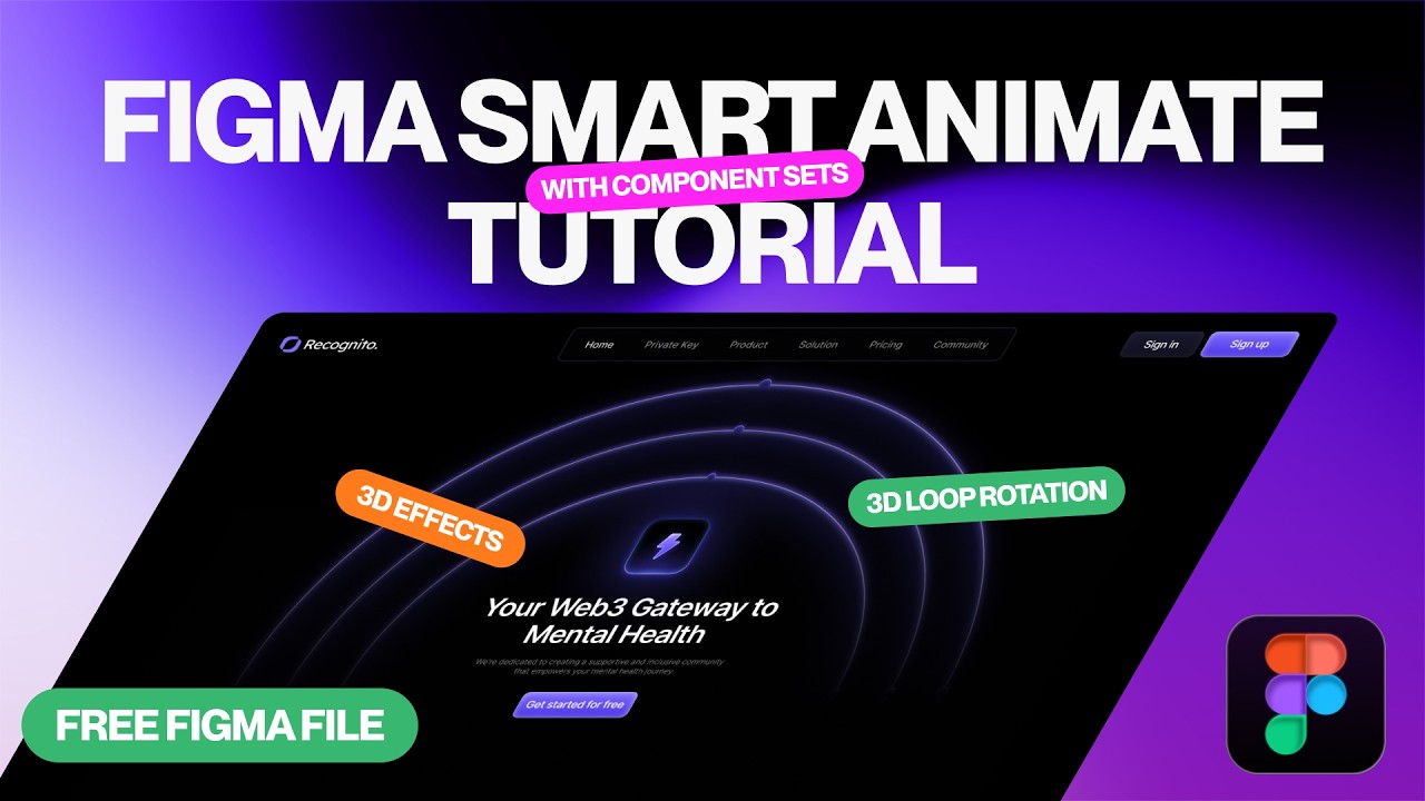 Figma Tutorial: 🔥 Advance Figma animation with component sets - YouTube