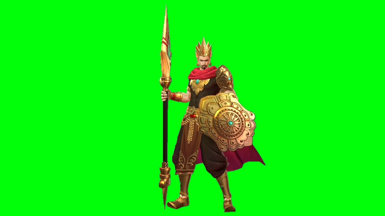 Animated Green Screen Hero Mobile Legend - Minsitthar Courageous ...