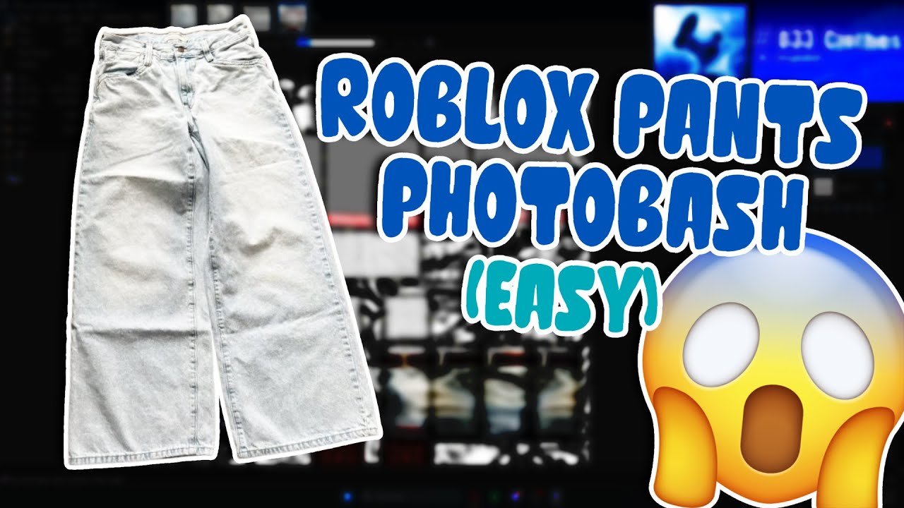 EASY ROBLOX PANTS | PHOTOBASH TUTORIAL (paint.net) - YouTube