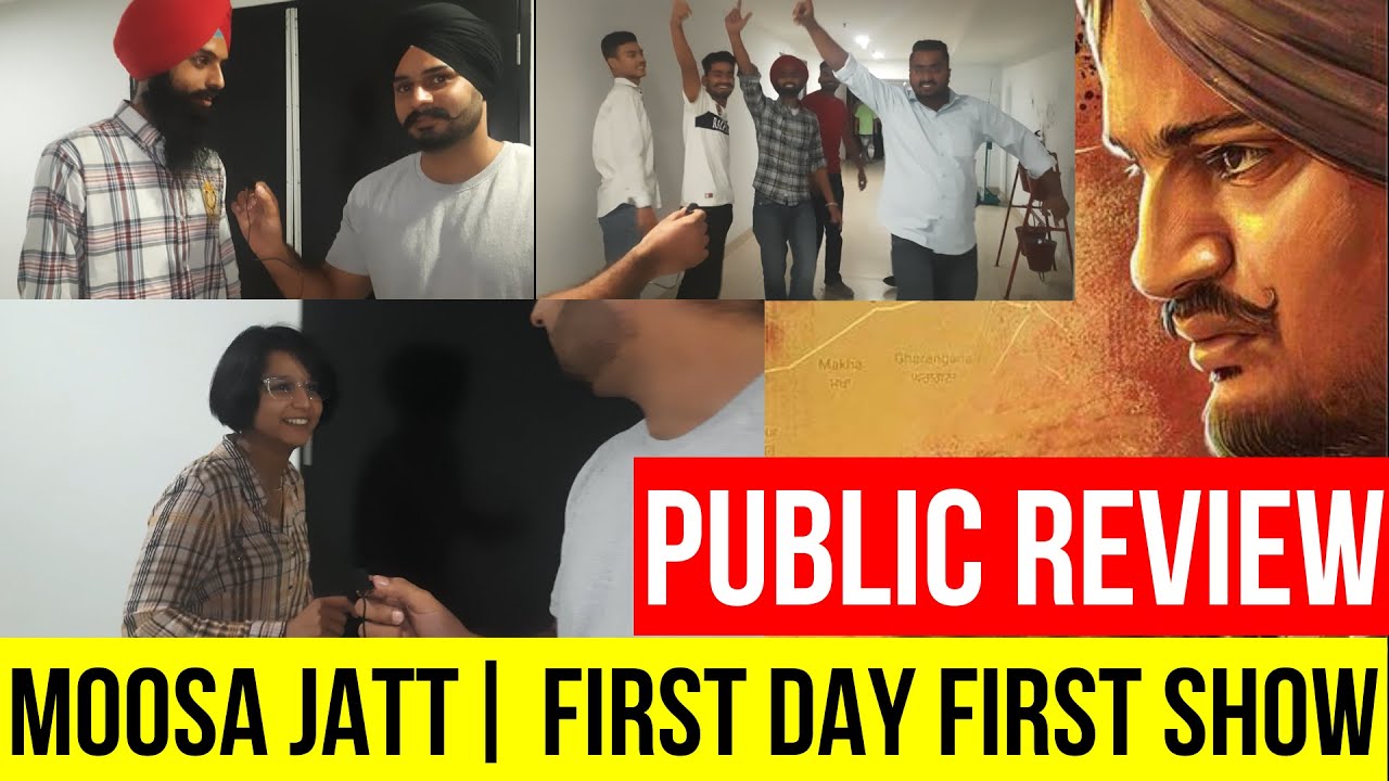 Watching SIDHU MOOSE WALA's Moosa Jatt Movie First Day First Show ...