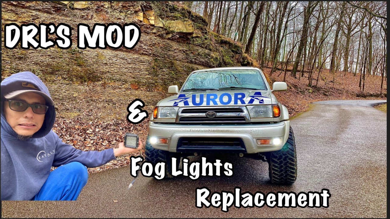 3rd Gen 4runner Aurora LED Cubes Install & FOG DRL’S MOD - YouTube