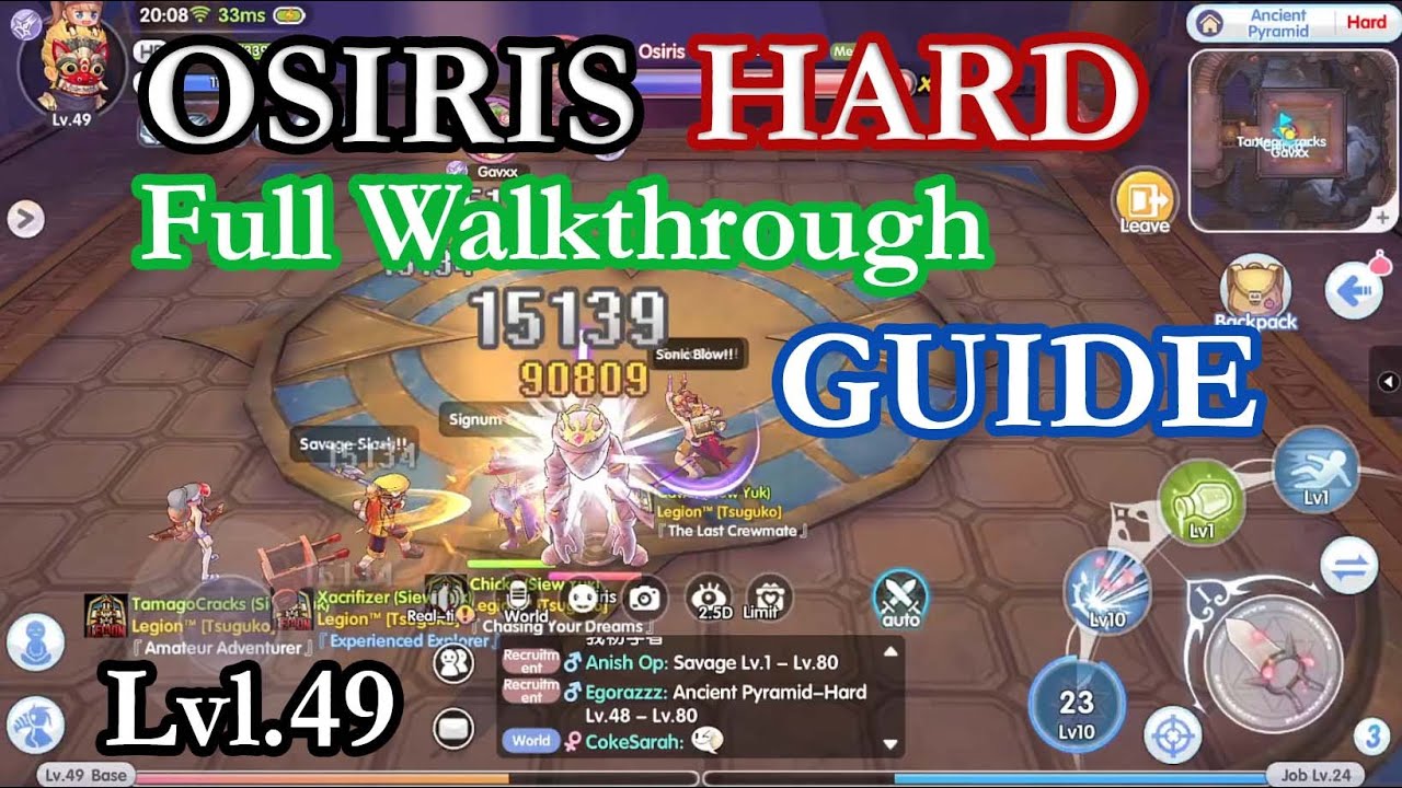 Ragnarok X Next Generation [ RoX ] - Osiris Hard Guide (Full ...