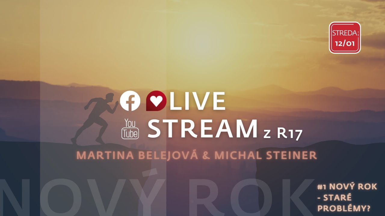 LIVE STREAM z R17 12.1.2022 - Martina Belejová & Michal Steiner - YouTube