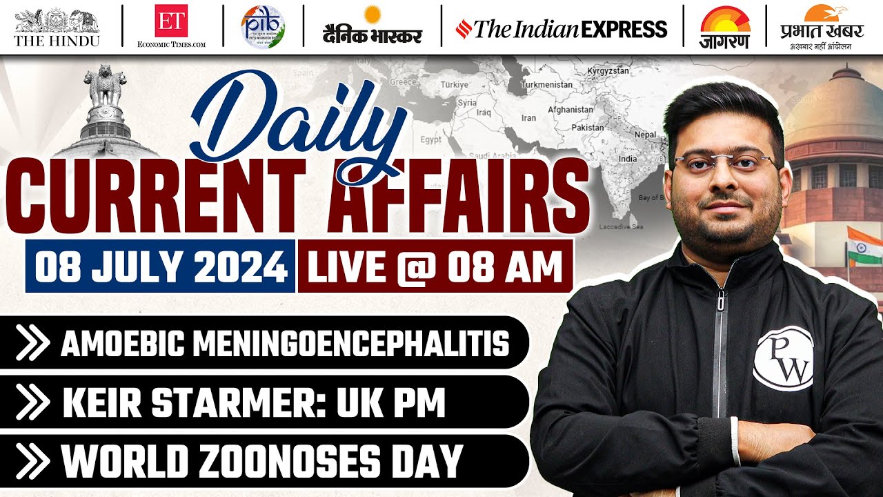 8 July Current Affairs 2024 | Current Affairs Today | Current Affairs ...