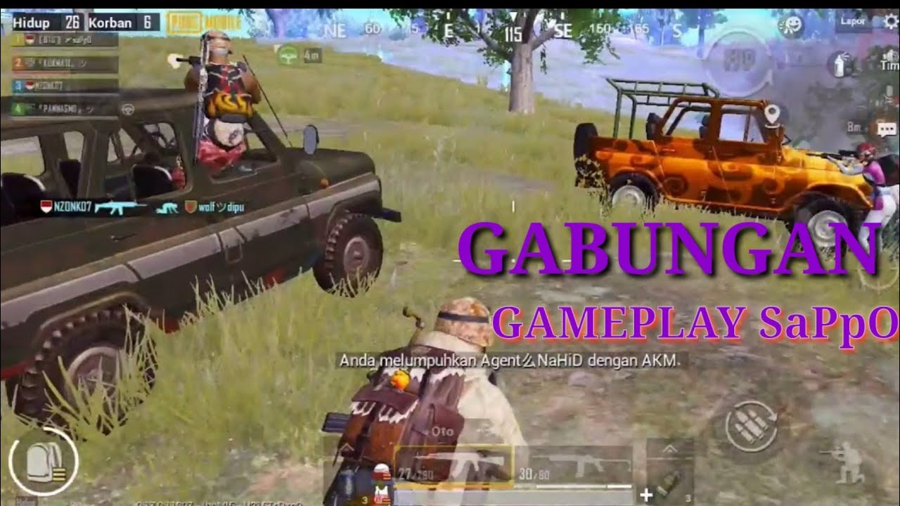 GABUNGAN GAMEPLAY SapPo GAMING | PUBG MOBILE | - YouTube
