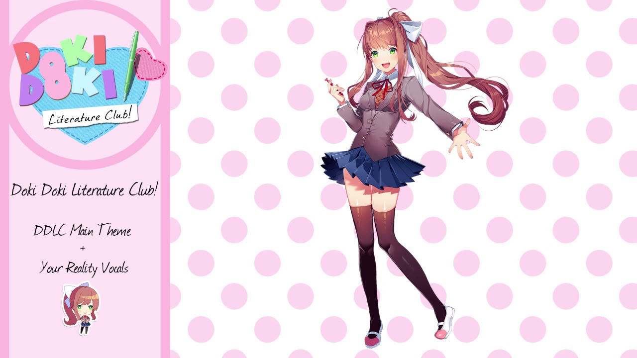 Doki Doki Literature Club - Main Theme + Your Reality Vocals ...