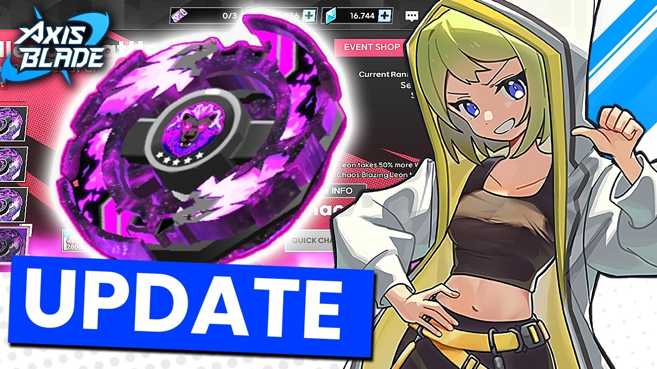 AXIS BLADE UPDATE + CODE: Guia CHAOS BLAZING LEON + AUTOPLAY - YouTube