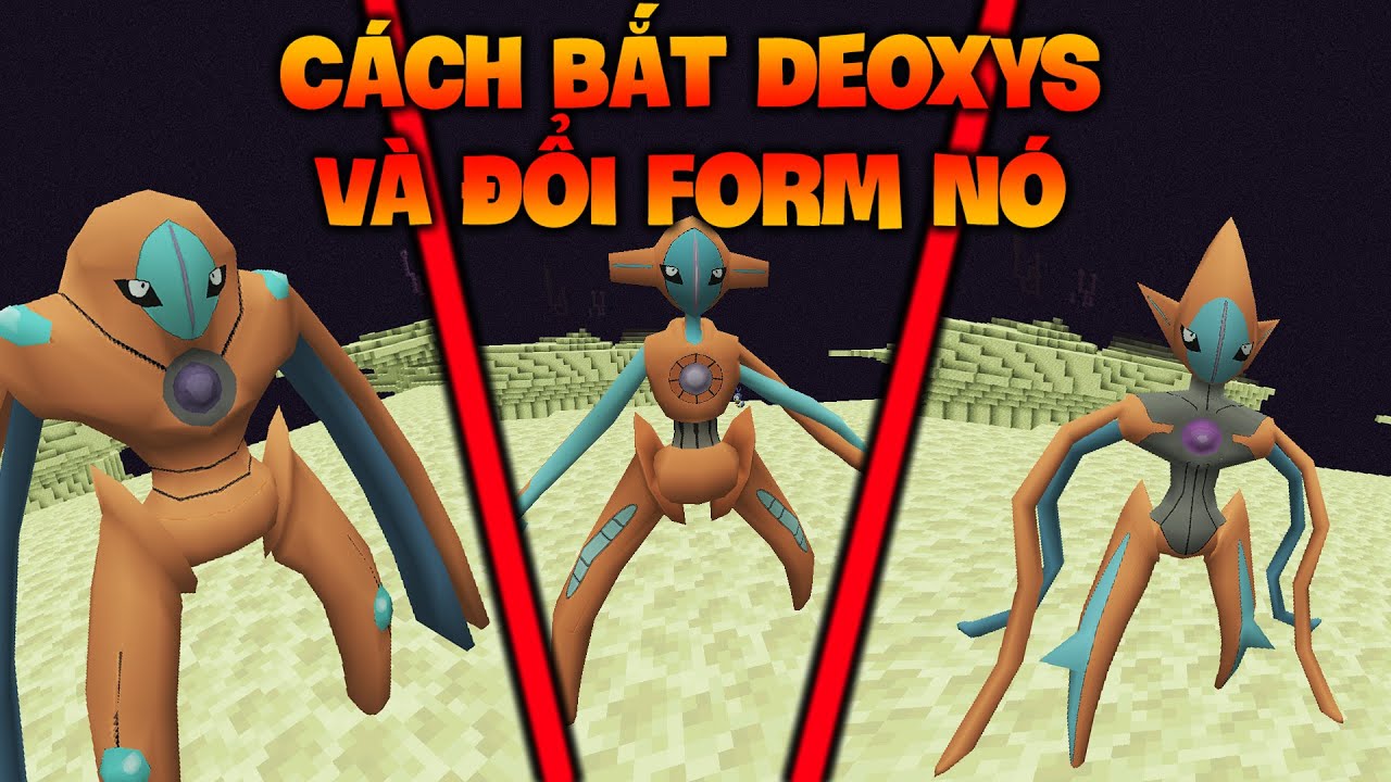 Cách Bắt Và Đổi Form Deoxys Trong Pixelmon 1.16.5 - YouTube