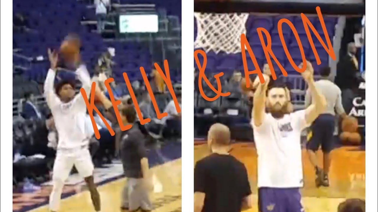 Kelly Oubre and Aron Baynes pregame warmups - YouTube