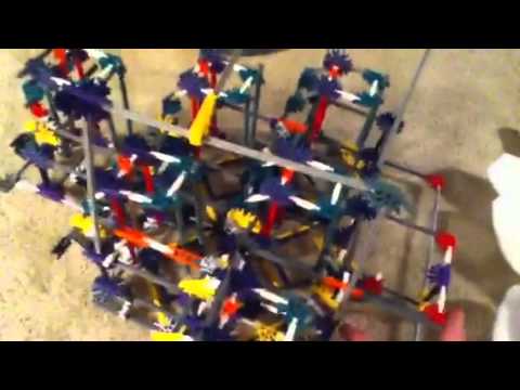 Knex pinsetter rack - YouTube