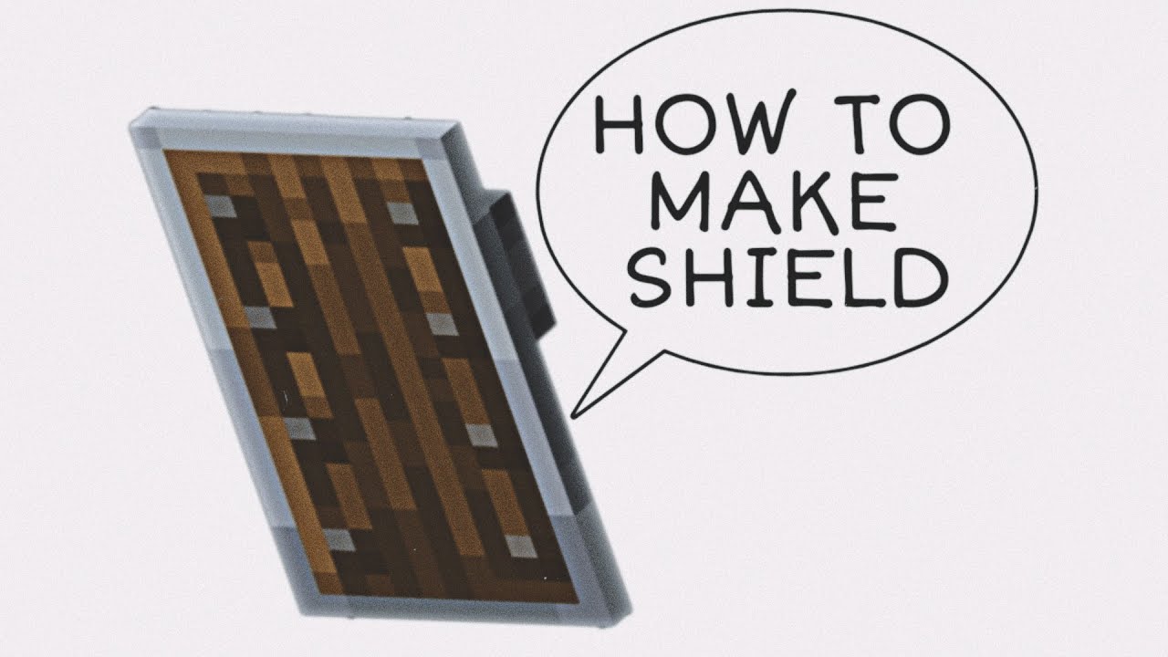 HOW TO MAKE SHIELD IN MINECRAFT | MINECRAFT PE | 2020 - YouTube
