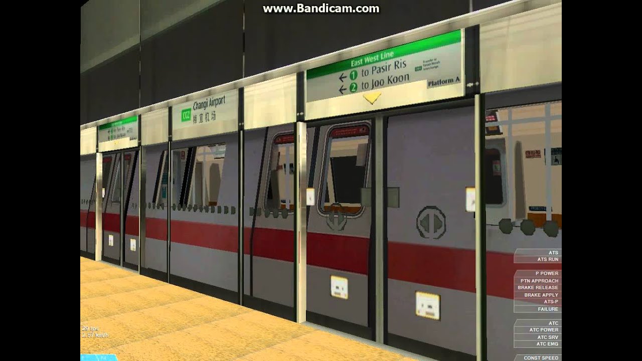 OpenBVE: Siemens C651 Departing Changi Airport - YouTube