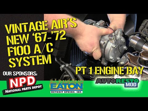 How to F100 Vintage Air Install Engine Bay Episode 401 Autorestomod ...