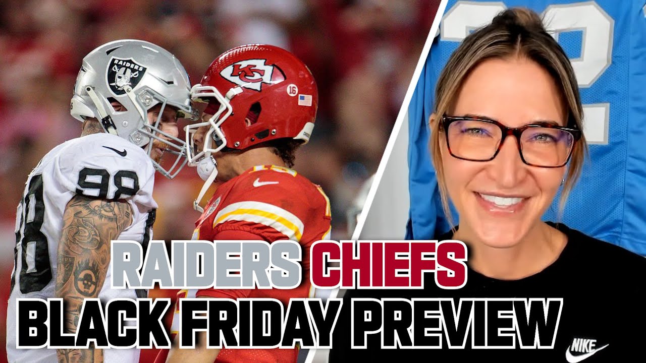 Raiders vs Chiefs NFL Black Friday Game Preview! 💸🏈 - YouTube